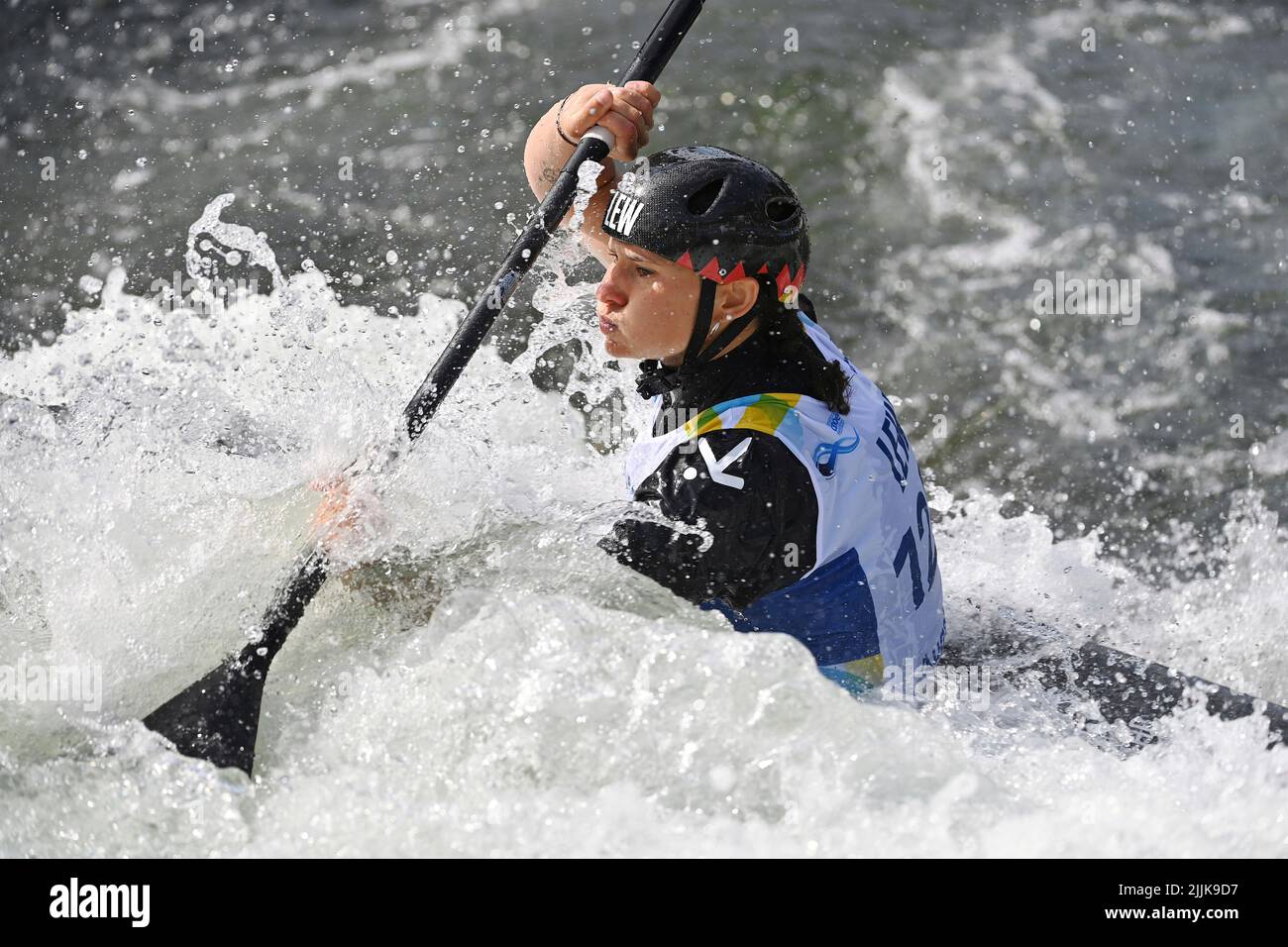 Augsburg. 27th July, 2022. Elena LILIK (GER), action. Women's Kayak ...