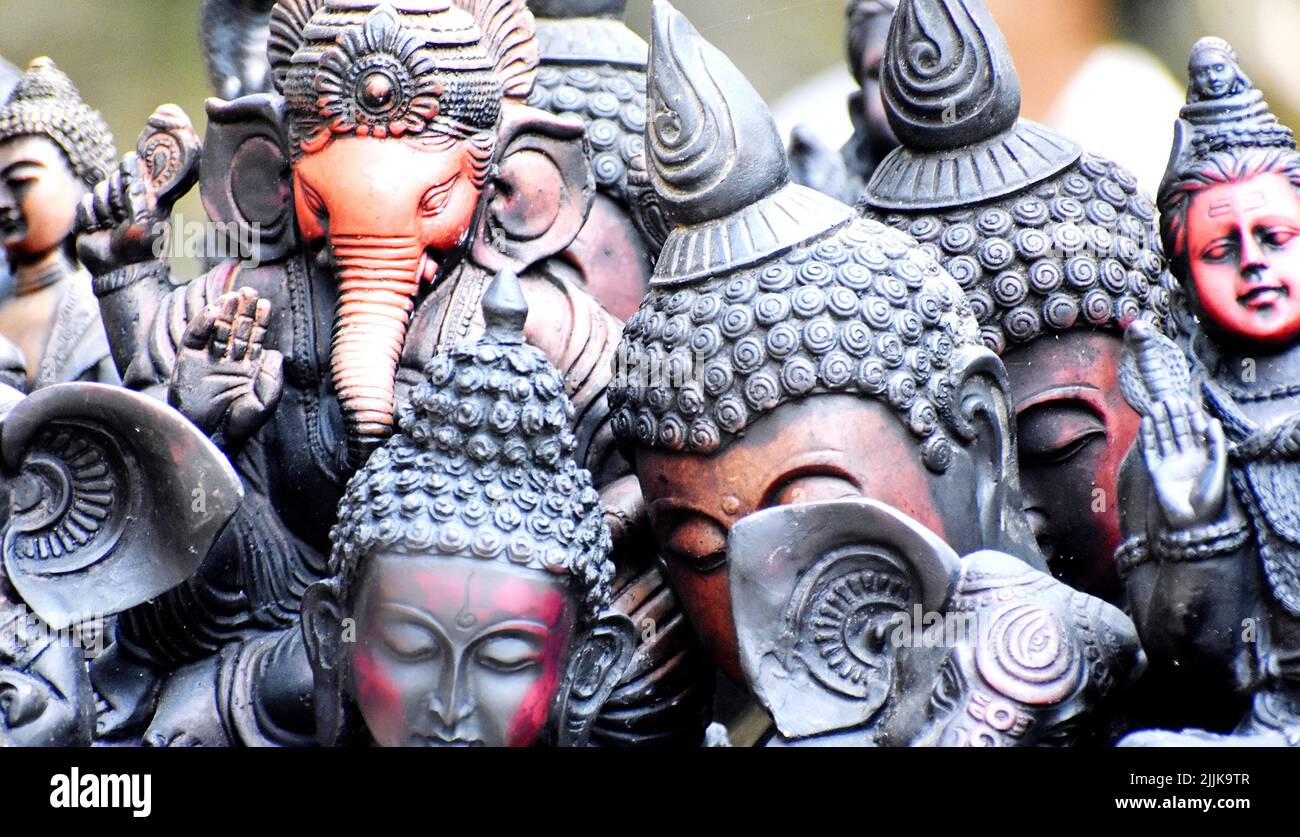 The sculptures of god - Symbol of Peace Buddha Stock Photo - Alamy