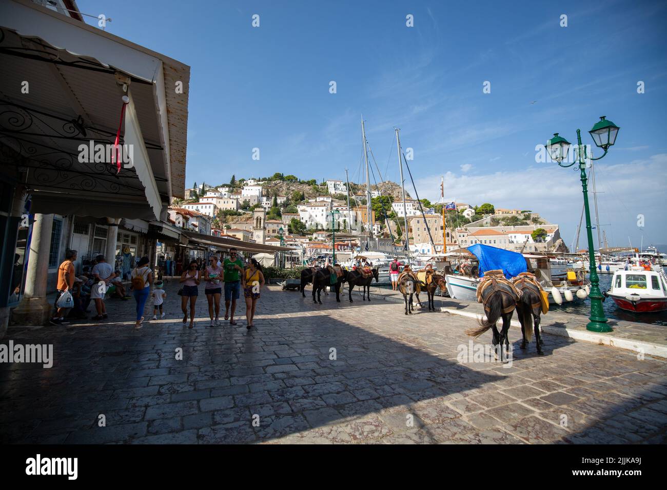 Hydra island in summer hi-res stock photography and images - Alamy