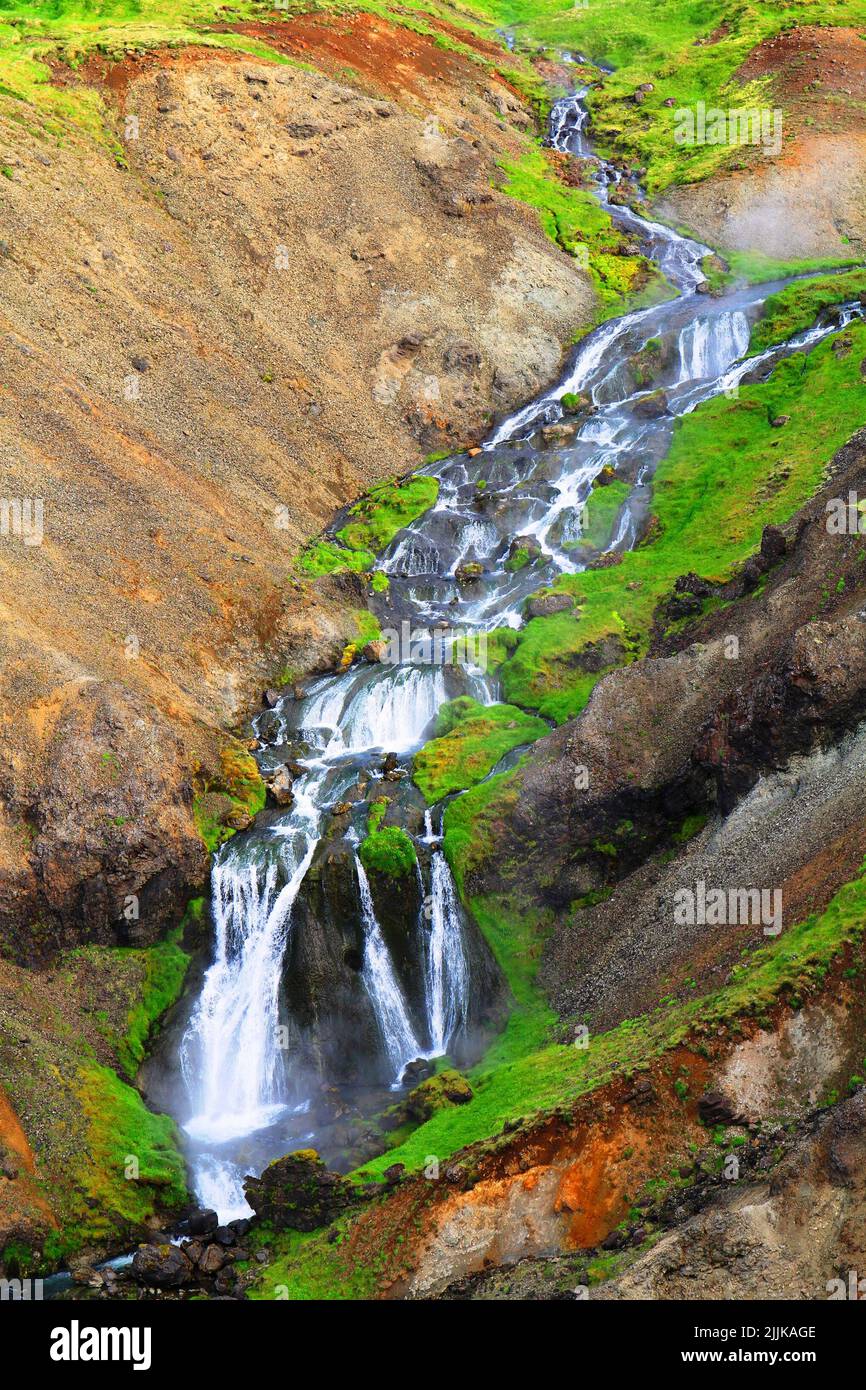 Reykjadalur Hot Spring Thermal River Stock Photo - Alamy