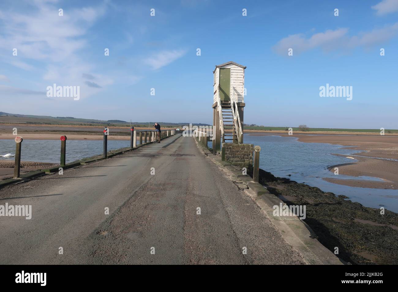 St Cuthbert's Way national trail long-distance trail. Northumberland ...