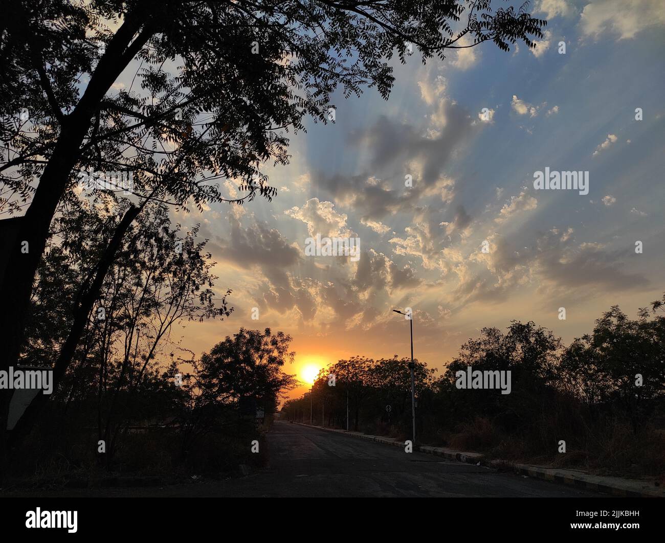 A Beautiful Short Of Sunset Photos Background Stock Photo - Alamy