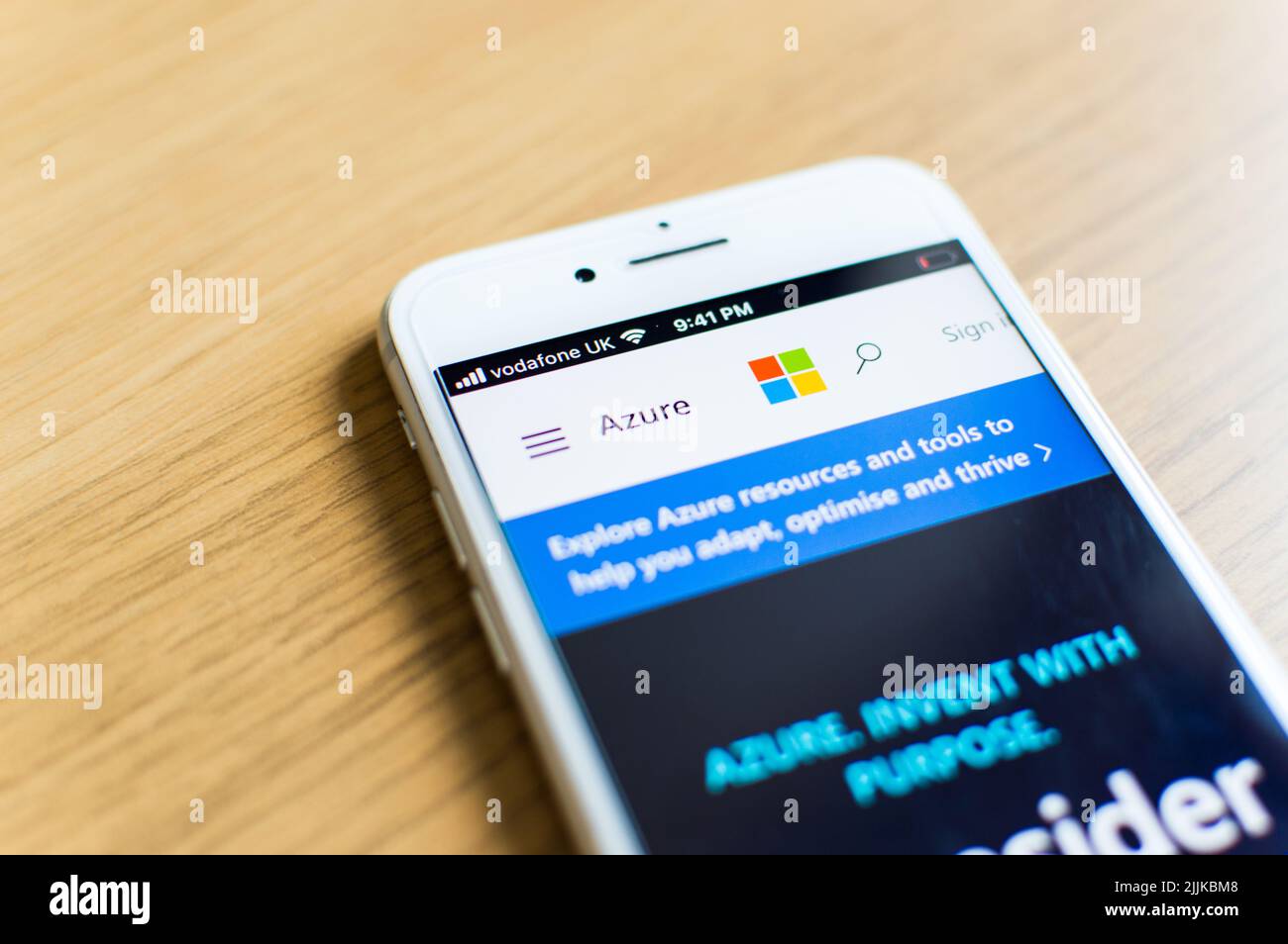 Microsoft azure logo hi-res stock photography and images - Alamy