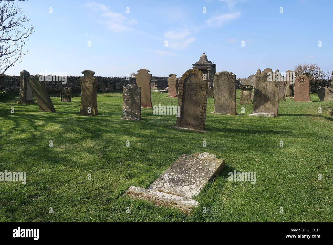 St Cuthbert's Way national trail long-distance trail. Northumberland ...