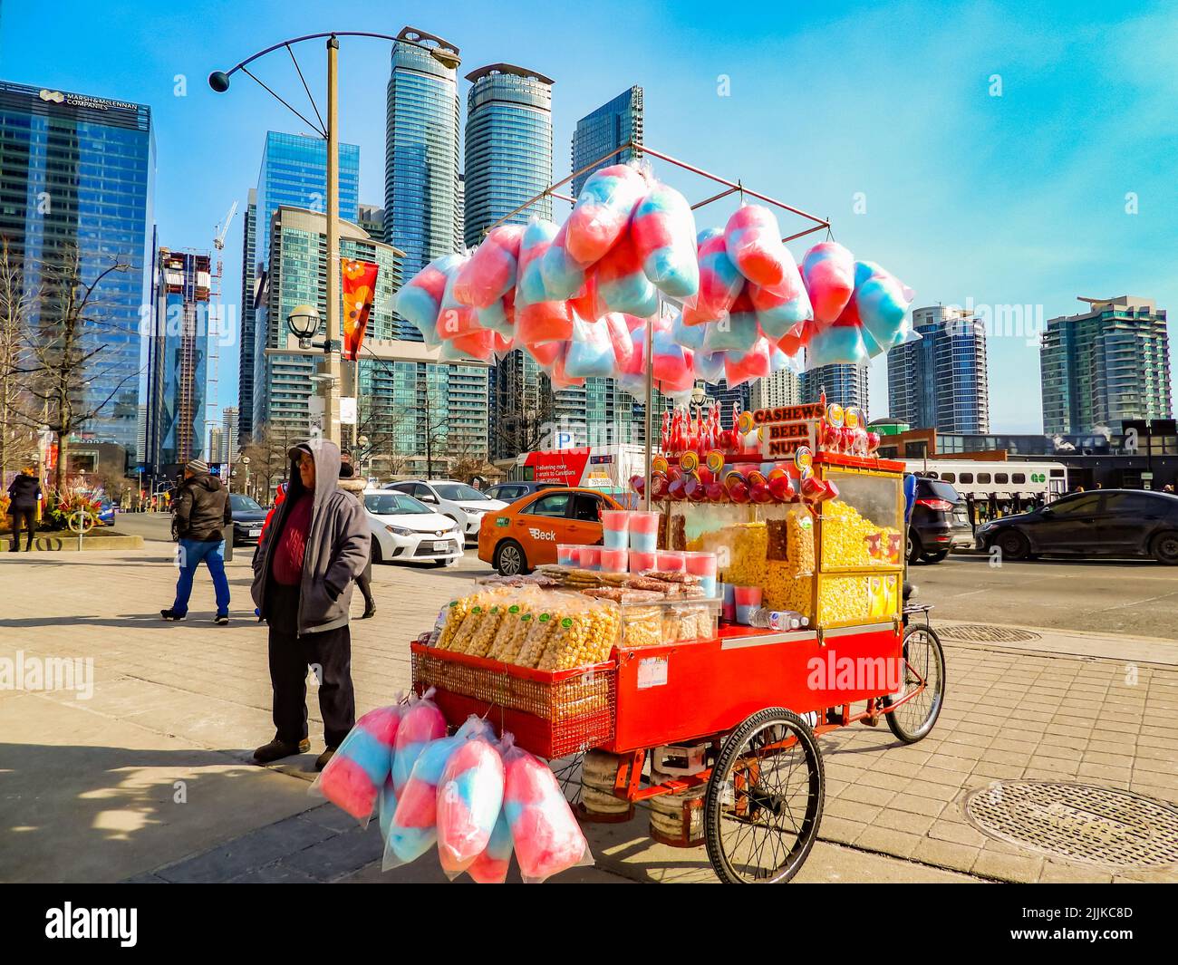 A closeup of Street Food in Toronto, Canada Stock Photo - Alamy