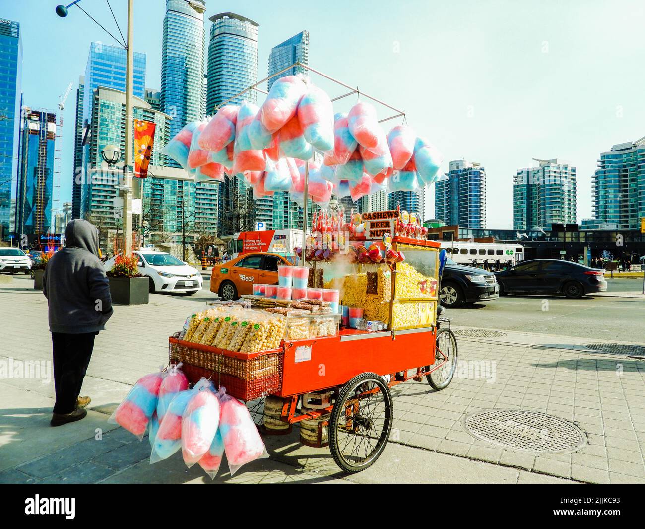 A closeup of Street Food in Toronto, Canada Stock Photo - Alamy