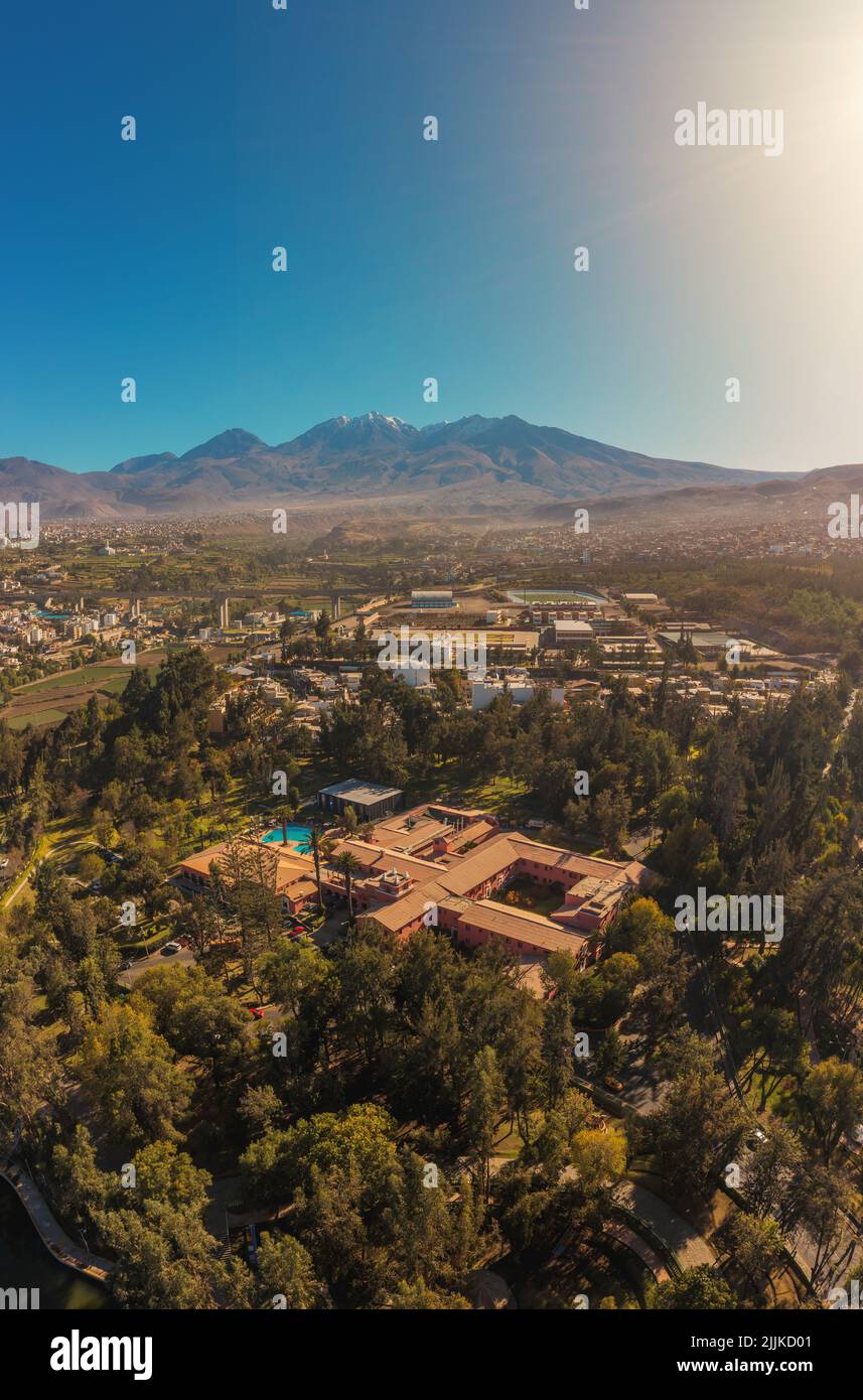 The Chachani one of the best of volcanoes near, mountain 6,057 m ...