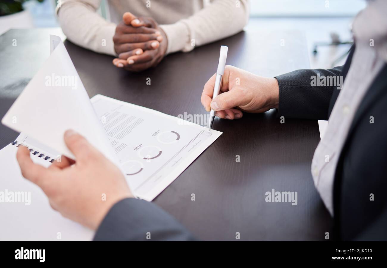 Sign if you approve these terms. Closeup shot of two unrecognisable ...