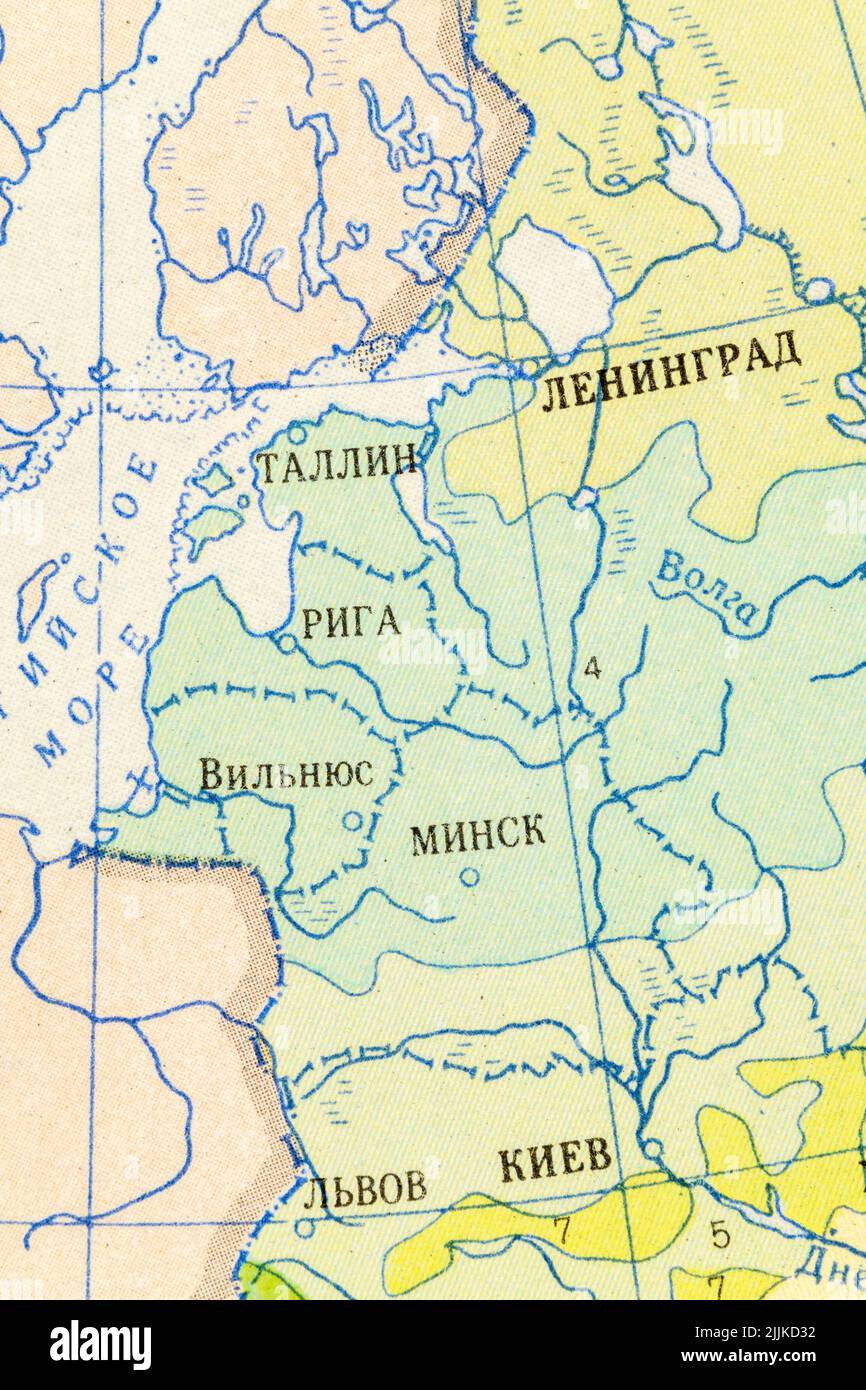 1968 soviet union map hi-res stock photography and images - Alamy