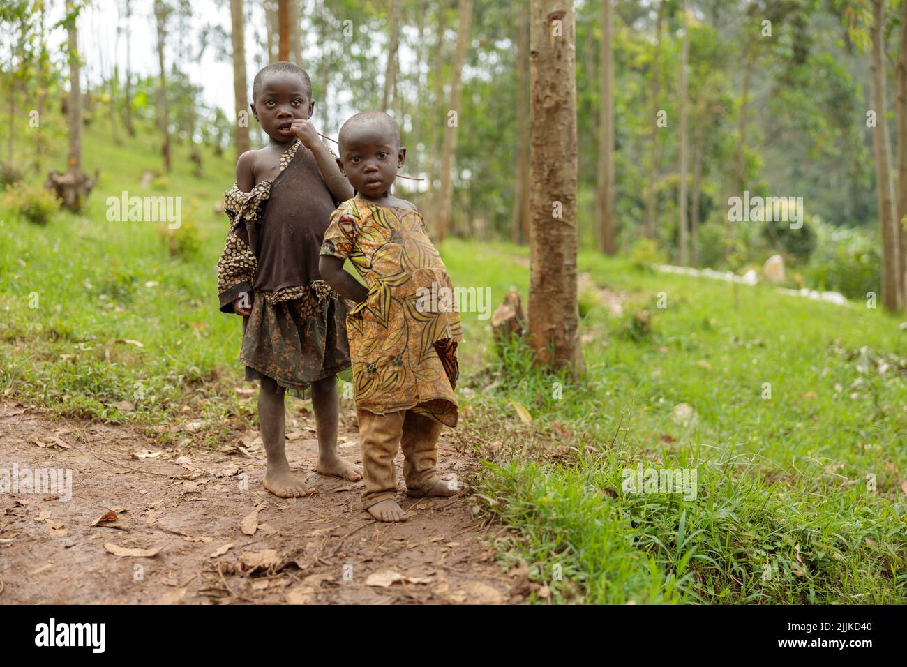 Two african children hi-res stock photography and images - Alamy