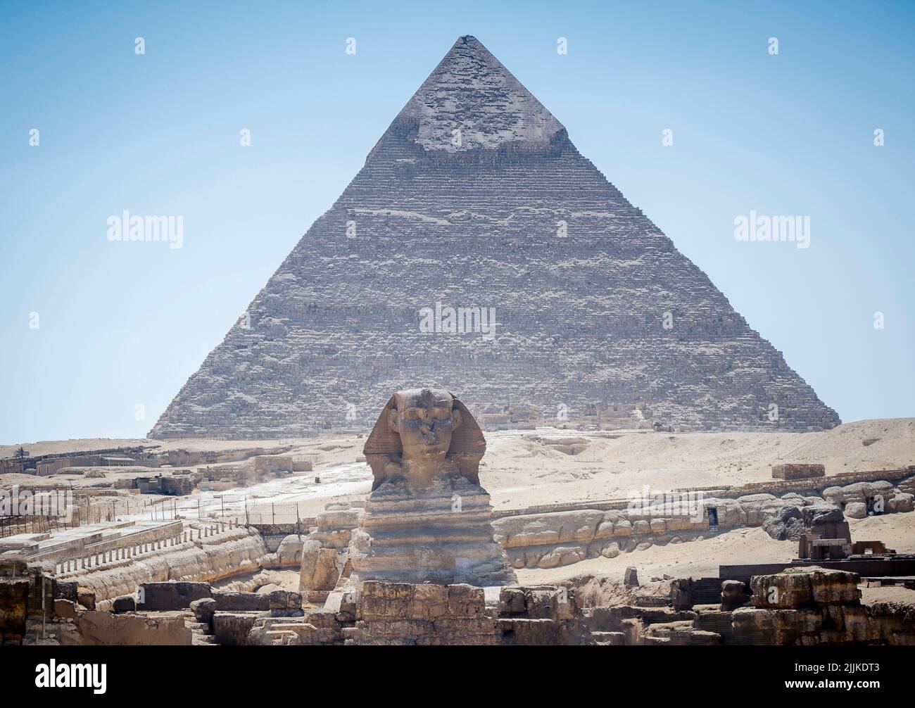 A closeup of the pyramids in Cairo, Egypt Stock Photo - Alamy