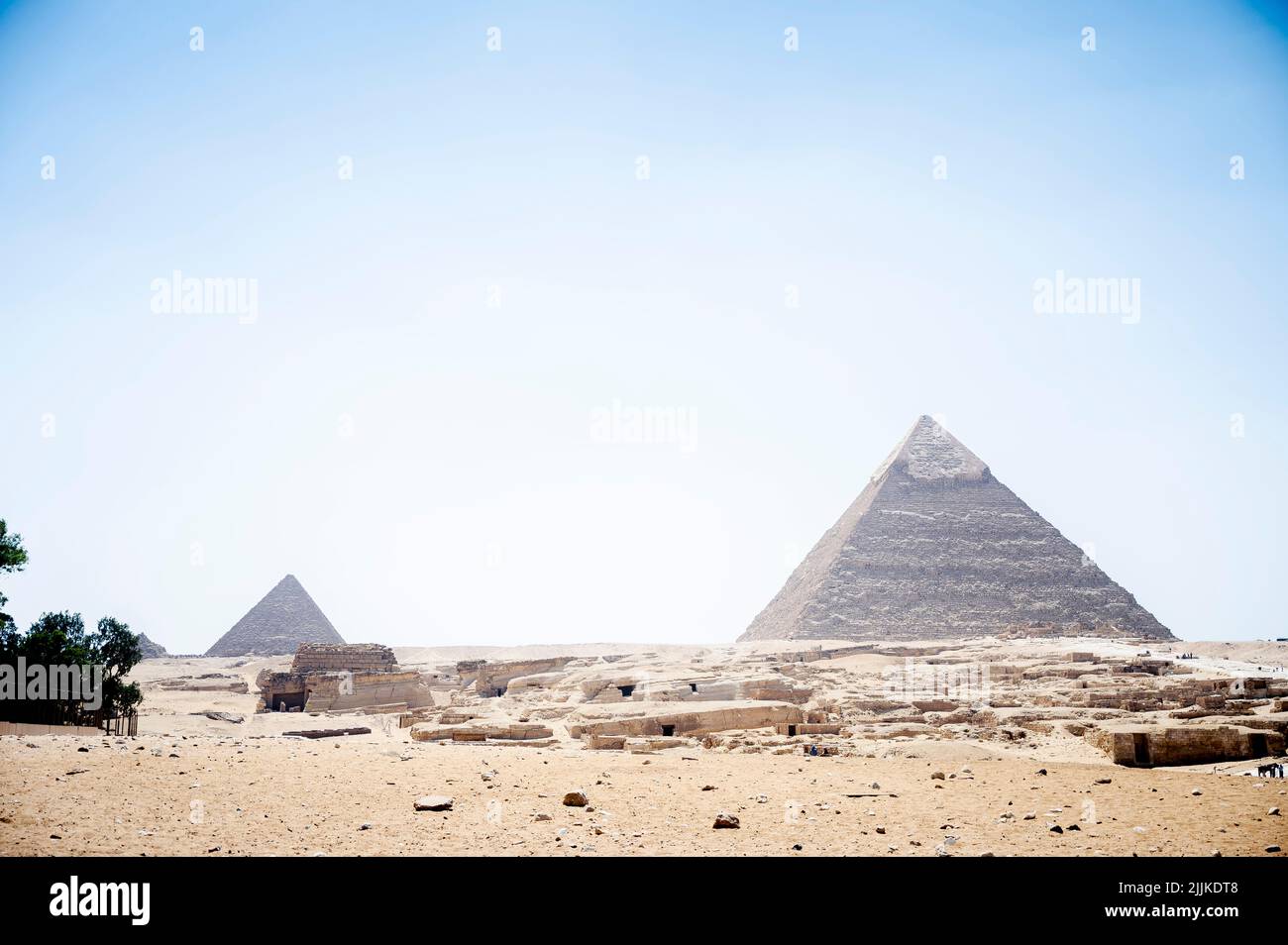A closeup of the pyramids in Cairo, Egypt Stock Photo - Alamy