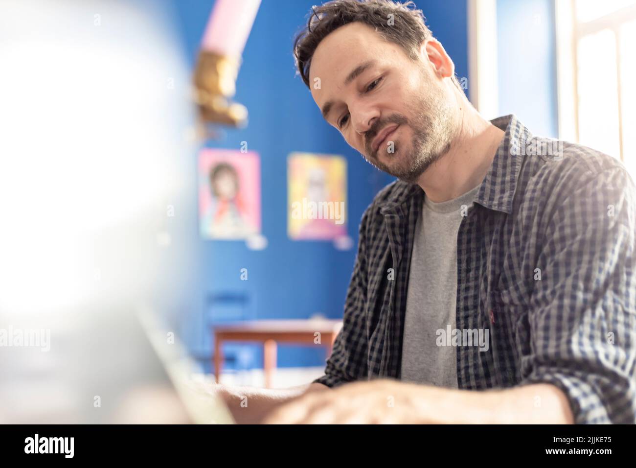 Blurred man face hi-res stock photography and images - Alamy