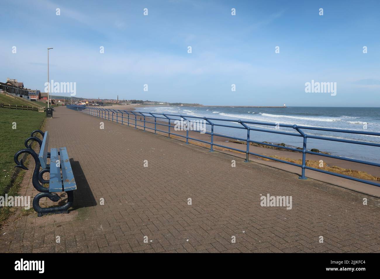 England Coast Path long-distance National Trail. Northumberland ...