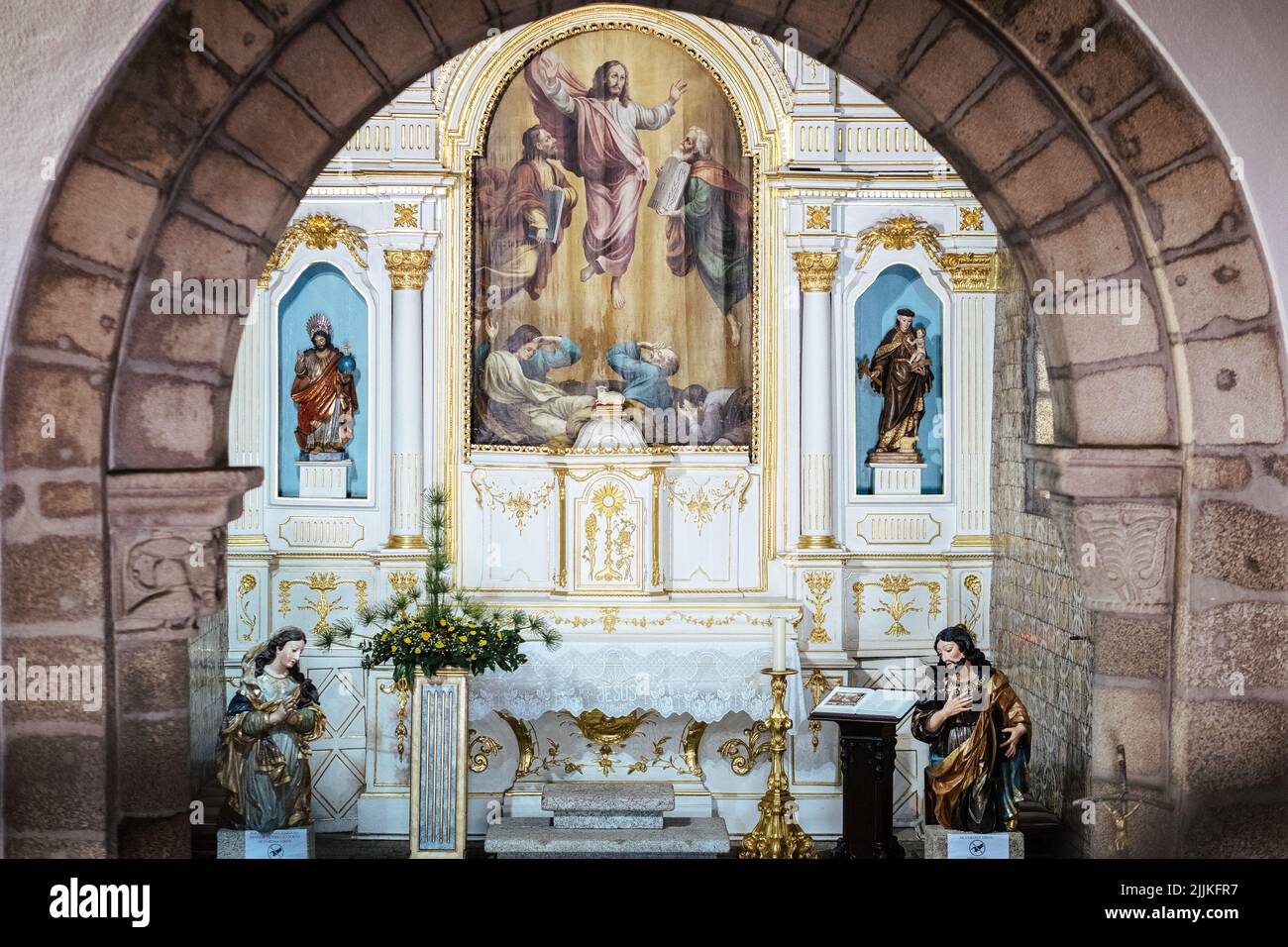 Closeup shot catholic chapel hi-res stock photography and images - Alamy