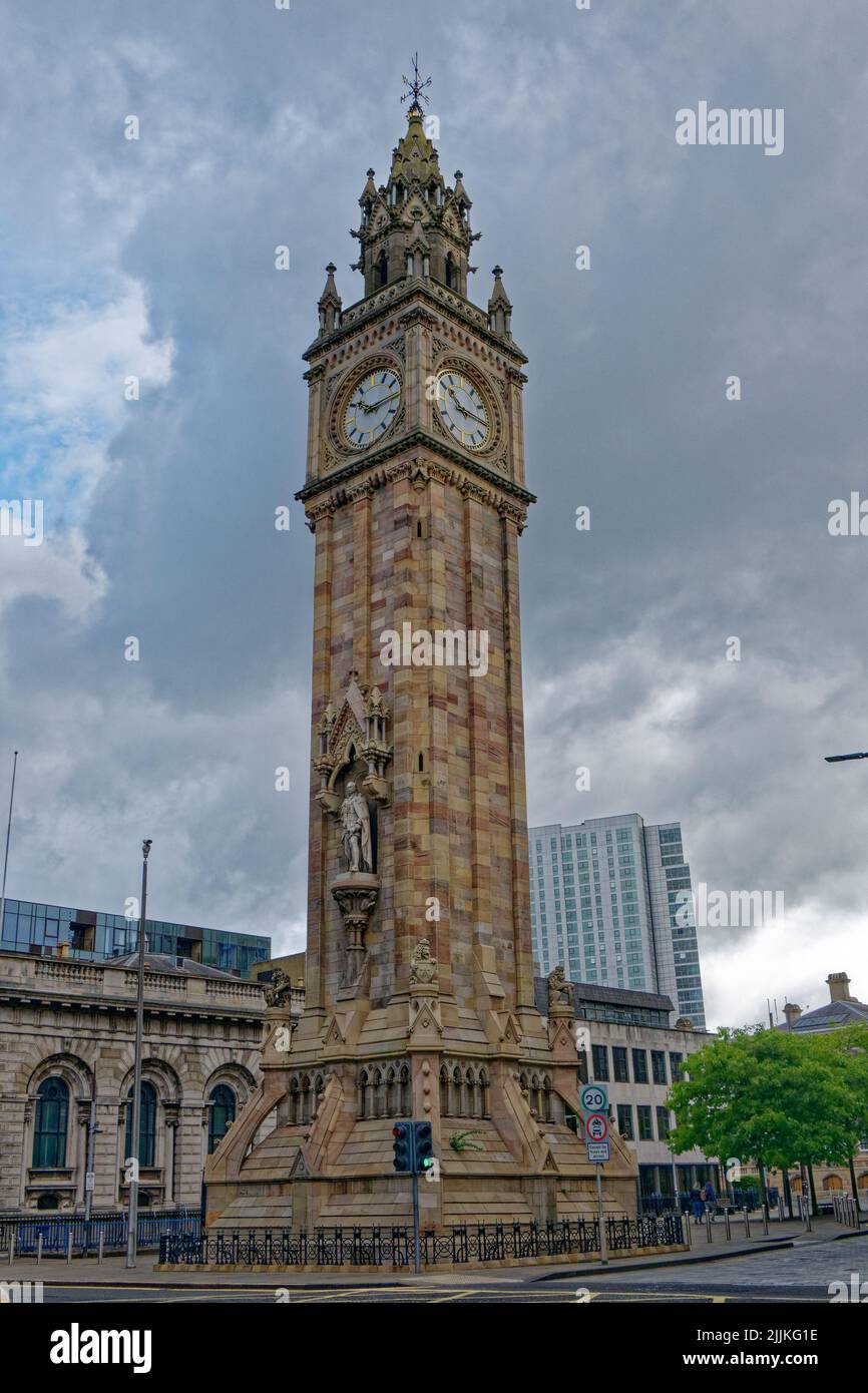 Clockface albert memorial clock tower queens queens square hi-res stock ...