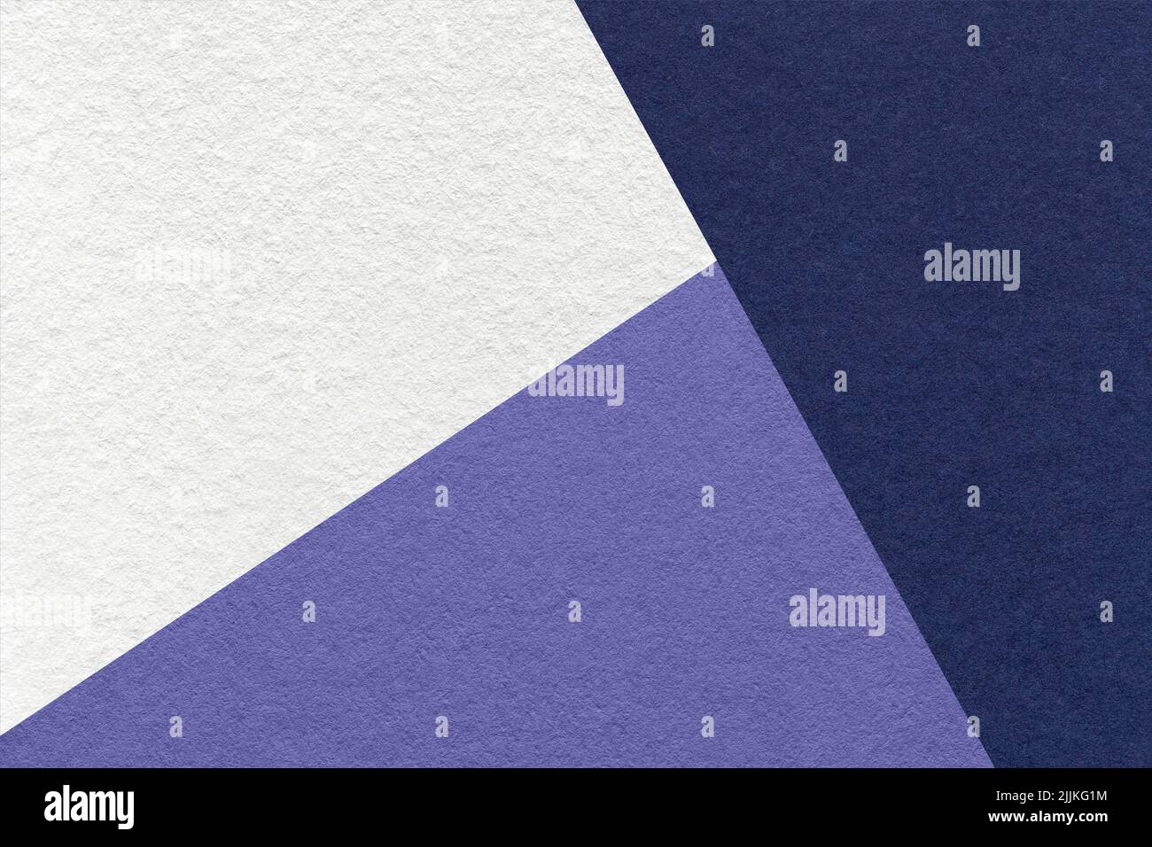 Texture of craft navy blue, white and violet shade color paper ...