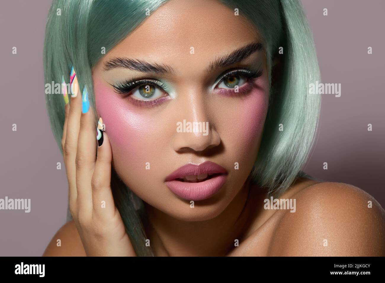 Colorful body design hi-res stock photography and images - Alamy