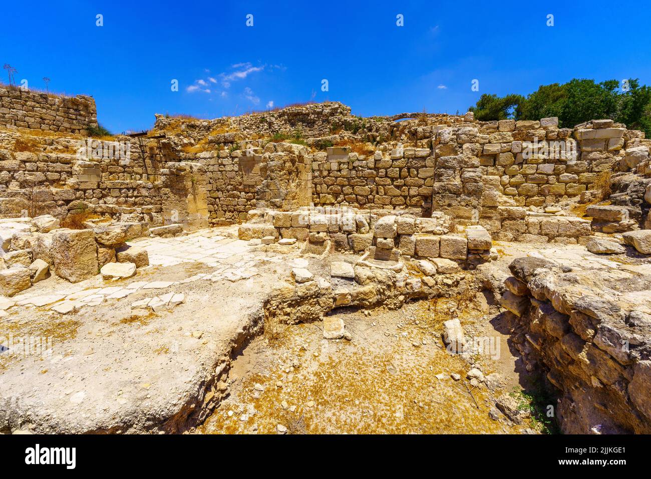 Bet Guvrin, Israel - July 21, 2022: View of ancient ruins in the ...