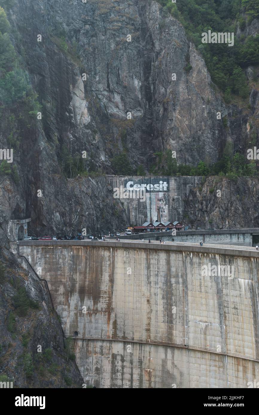 A Vidra Dam in the mountains in Romania Stock Photo - Alamy