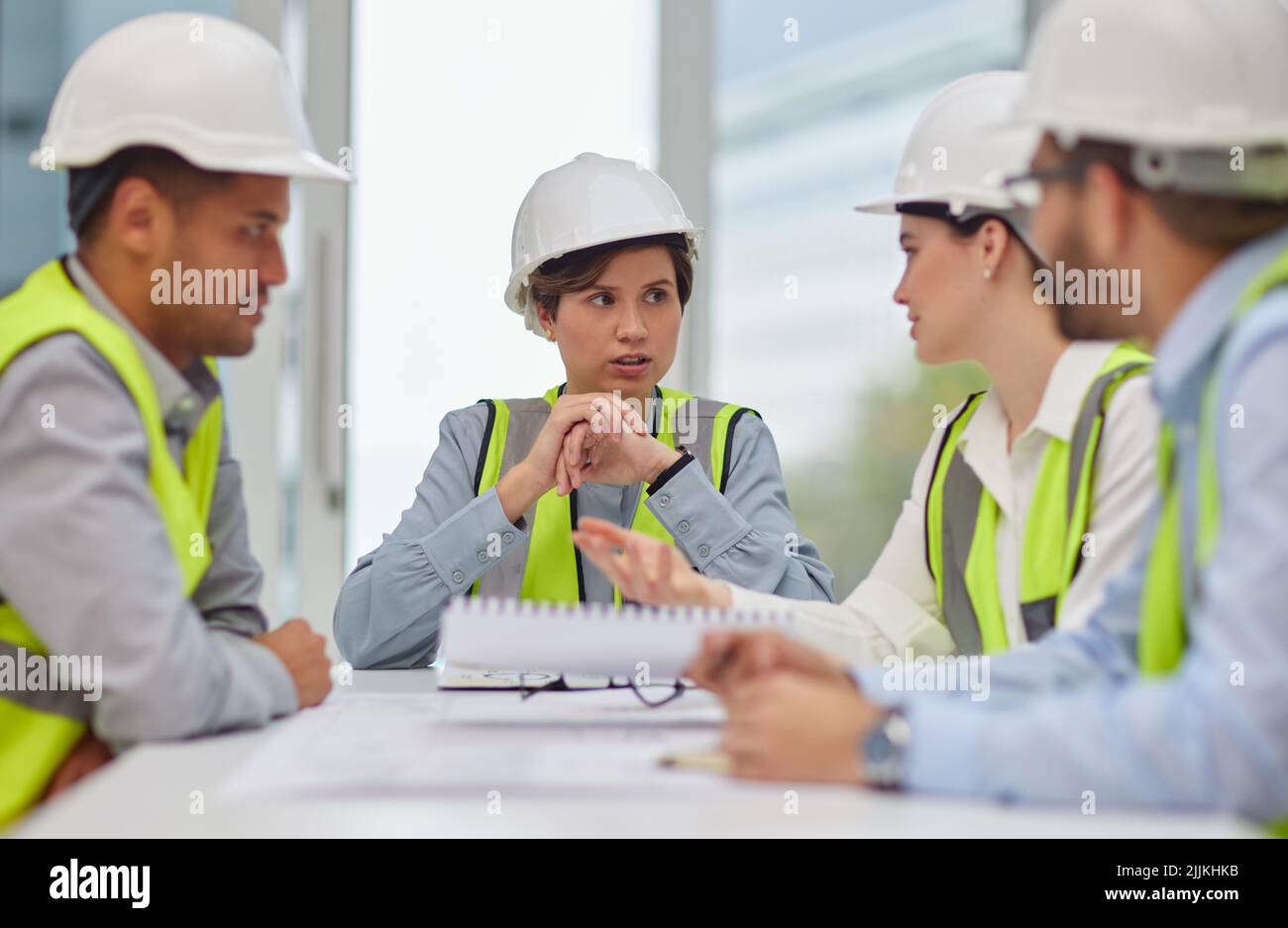 Construction Worker Sitting