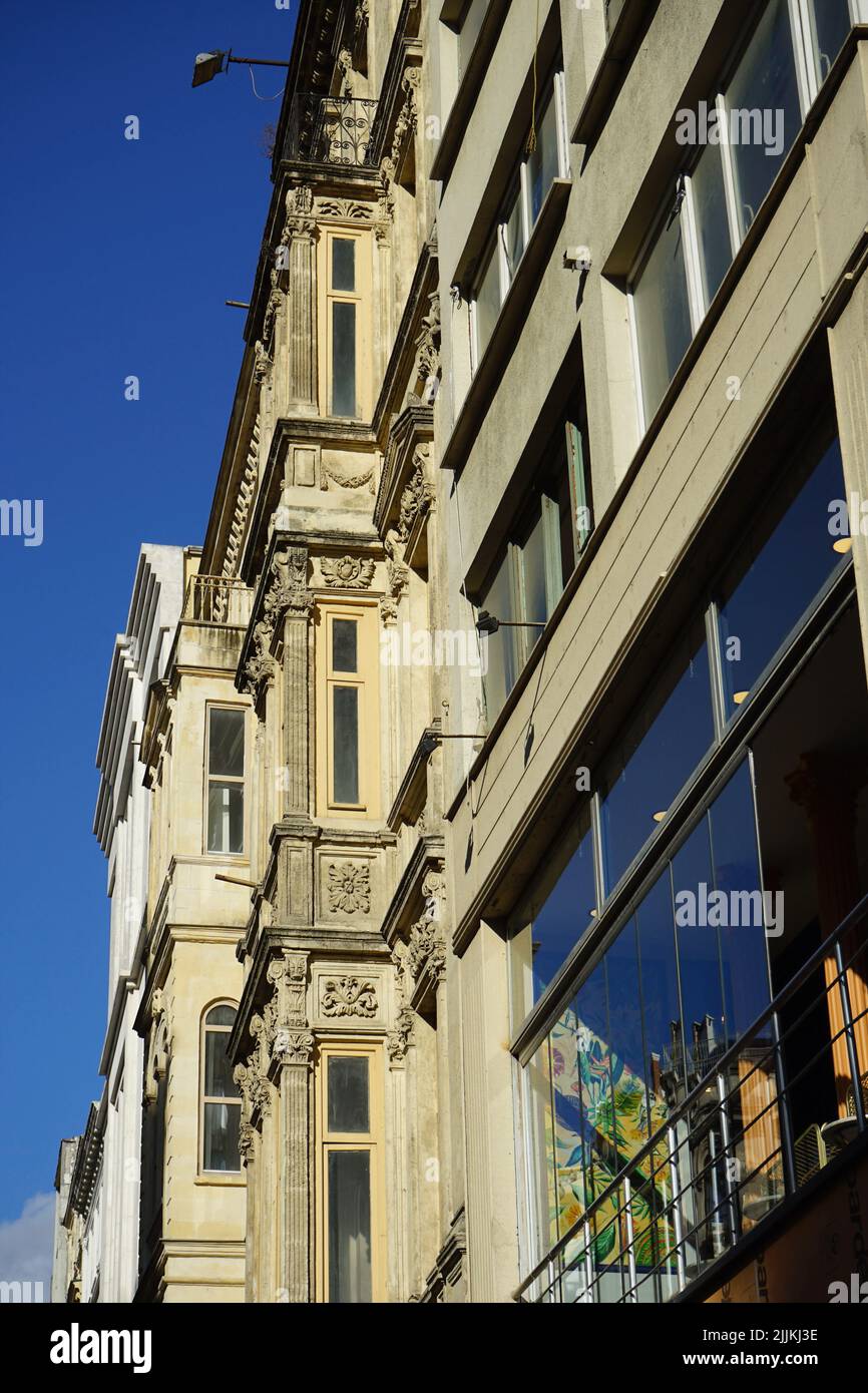 An old residential area on a sunny morning Stock Photo - Alamy