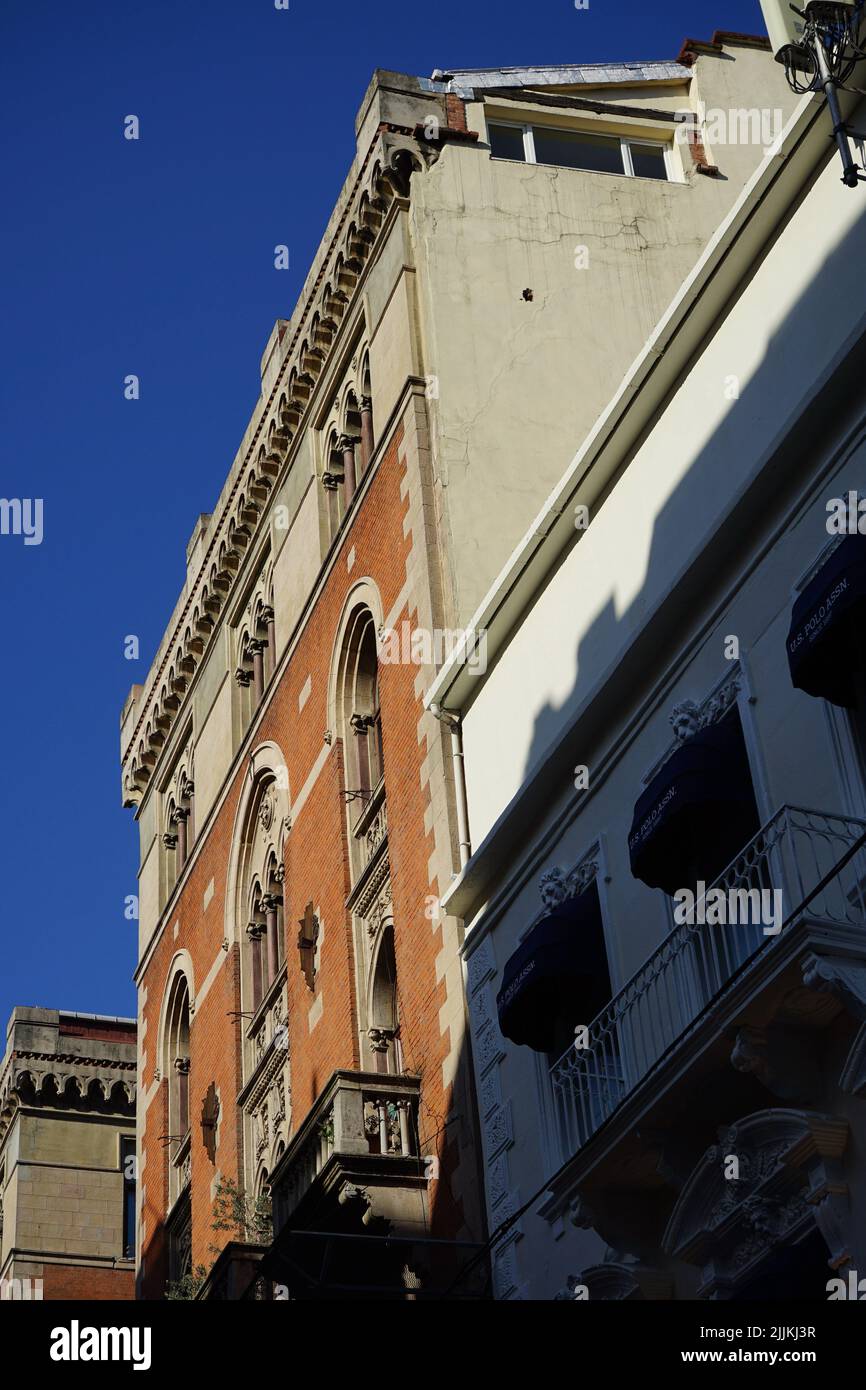 An old residential area on a sunny morning Stock Photo - Alamy
