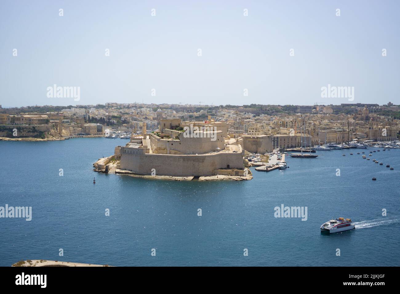 A breathtaking view of Fort Saint Angelo in Malta Stock Photo - Alamy