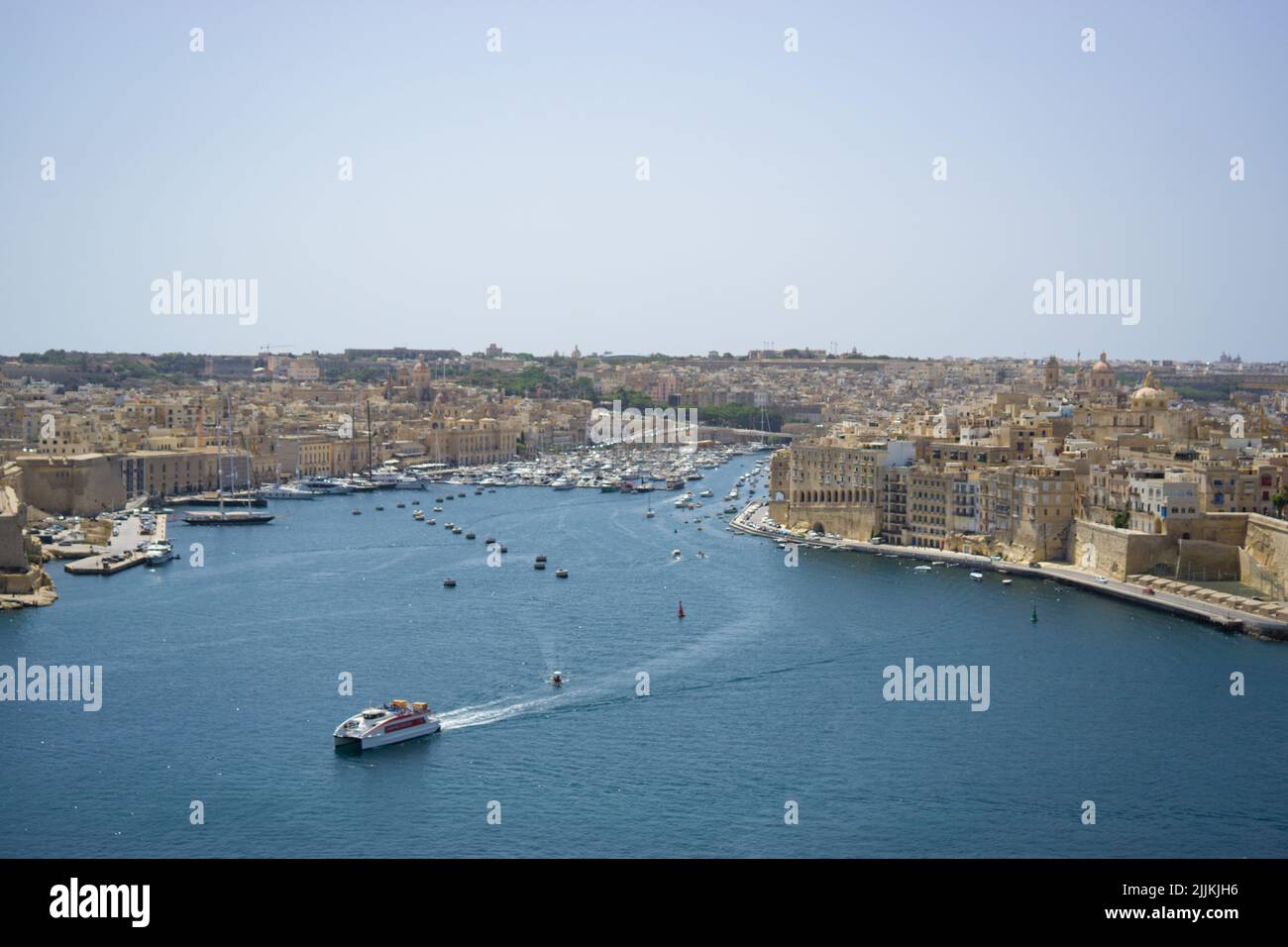Aerial view valletta capital malta hi-res stock photography and images ...