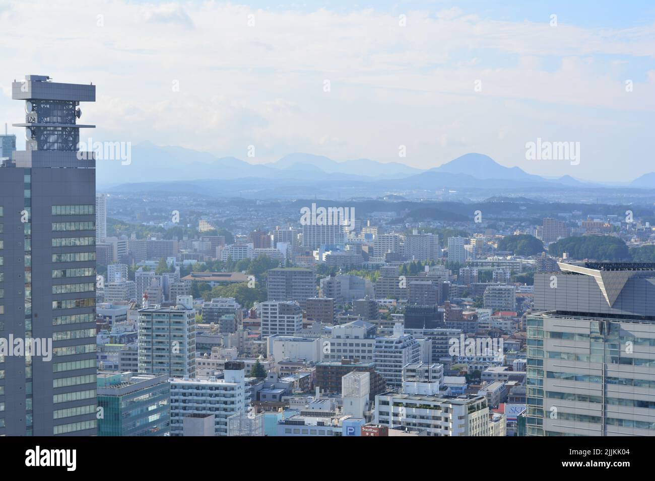 Sendai japan skyline hi-res stock photography and images - Alamy