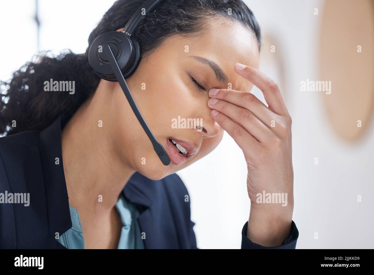 This is so frustrating. an attractive young female call center agent ...