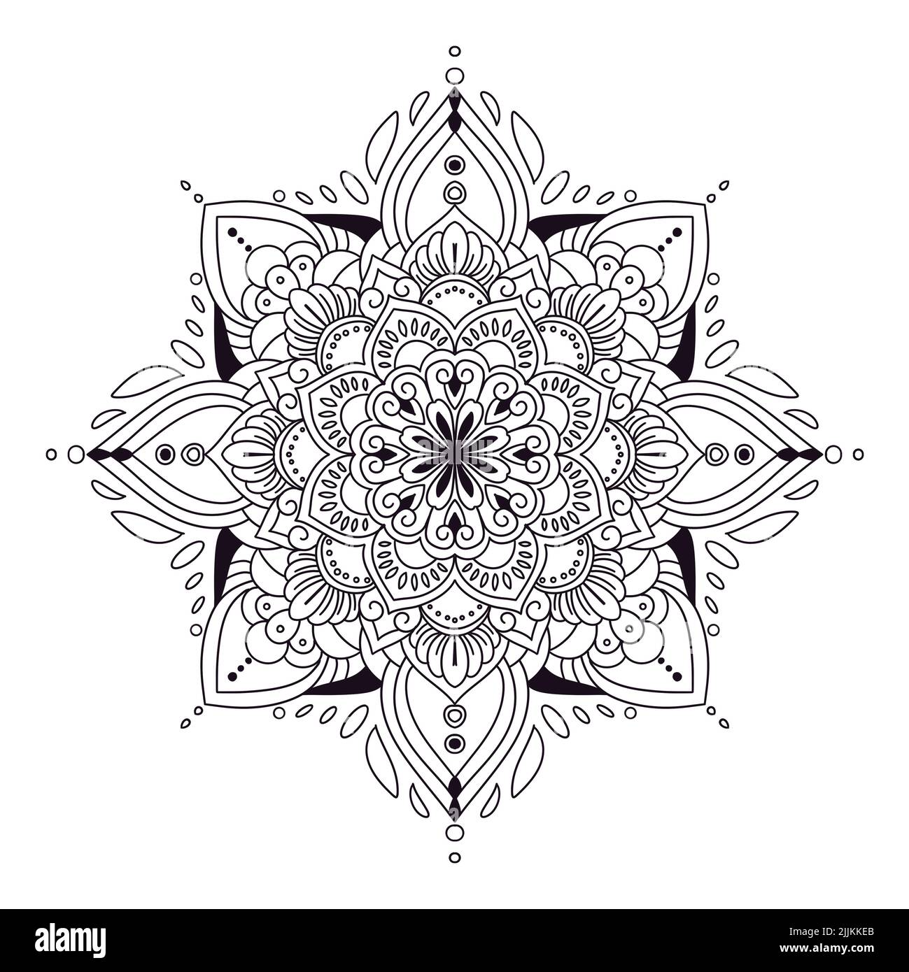 Lotus Flower Mandala Design
