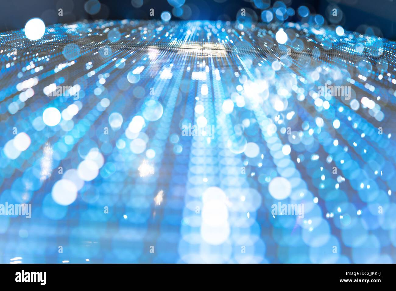 A motion blurred flash light of data and information transfer concept ...