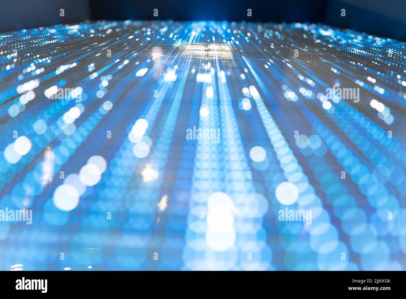 An illustration design of a blue abstract technology background Stock ...