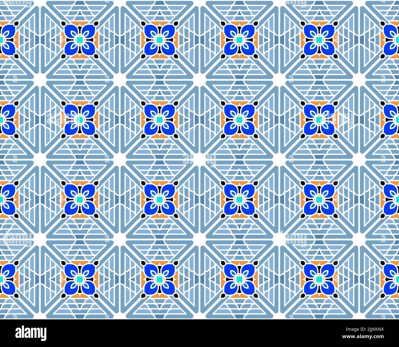 An illustration of seamless tile patterns Stock Photo - Alamy