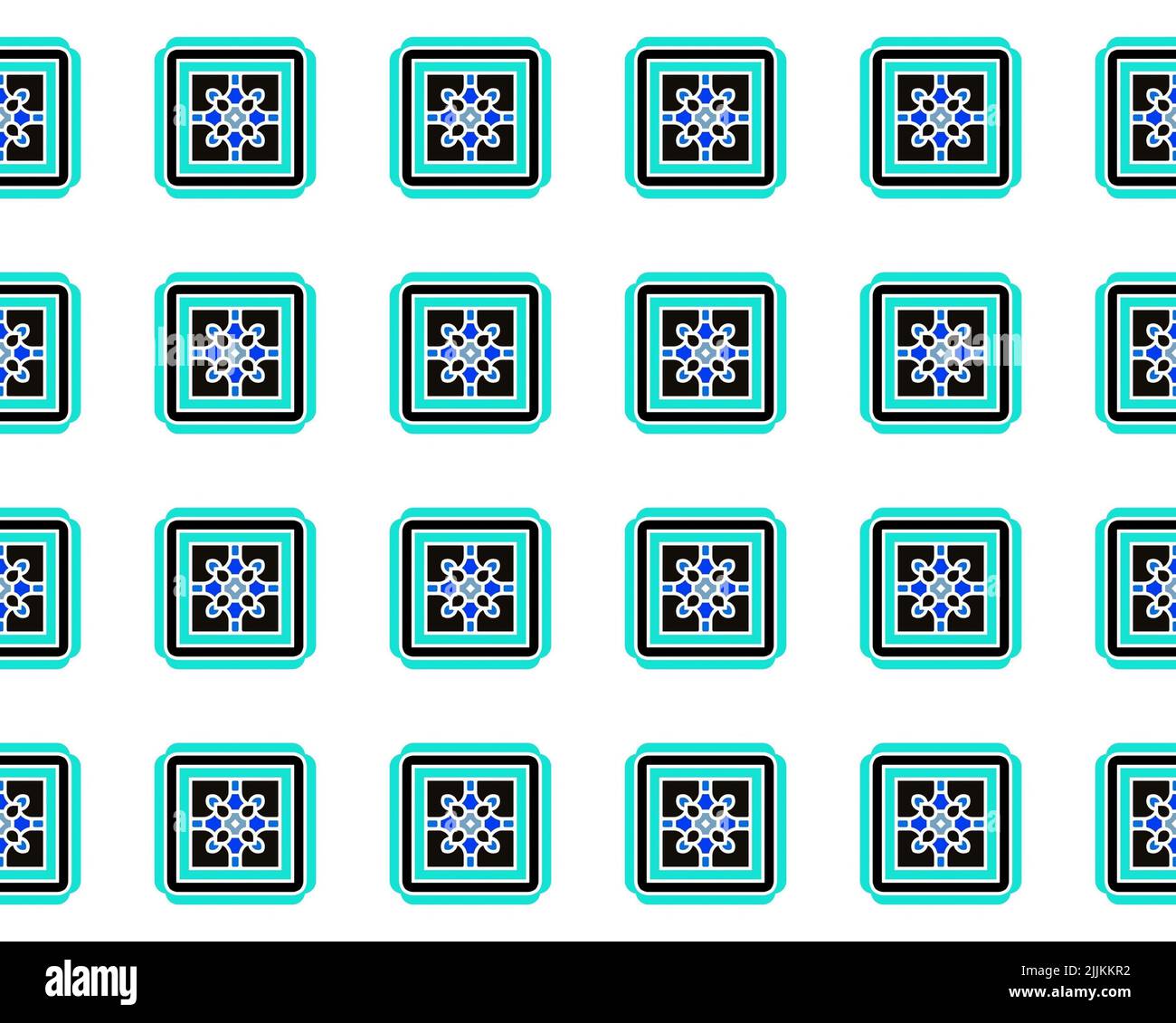 An illustration of seamless tile patterns Stock Photo - Alamy