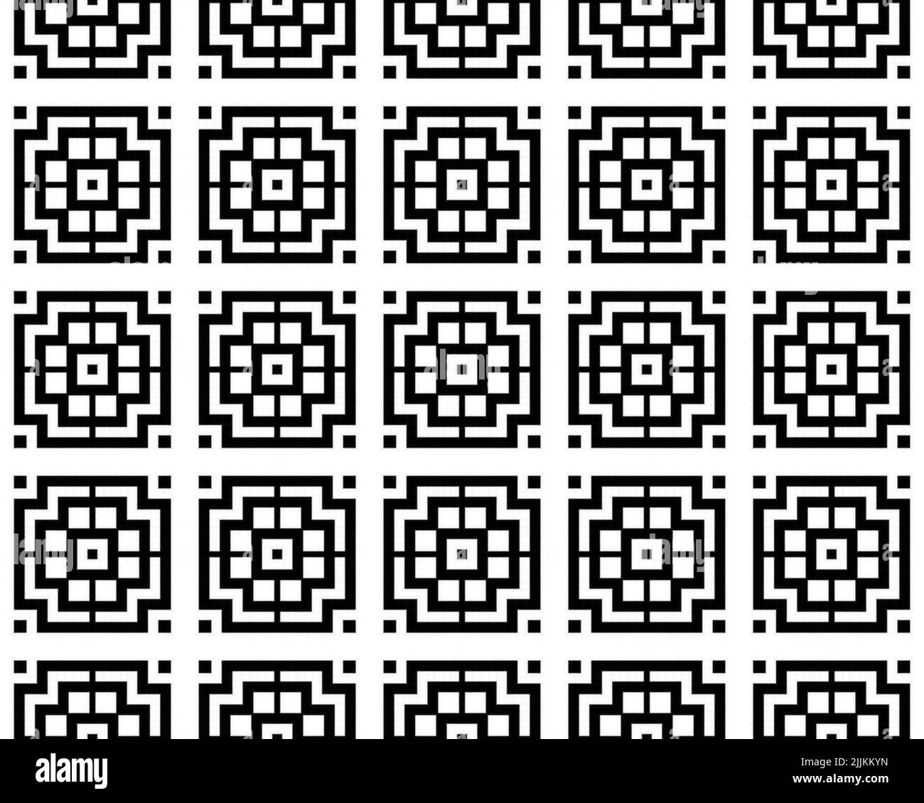 An illustration of seamless tile patterns Stock Photo - Alamy