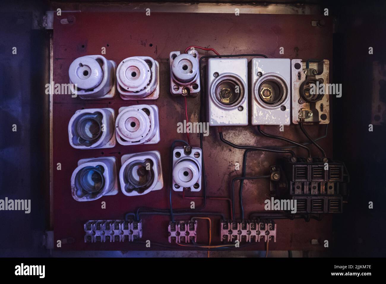 Old fuses fuse box hi-res stock photography and images - Alamy
