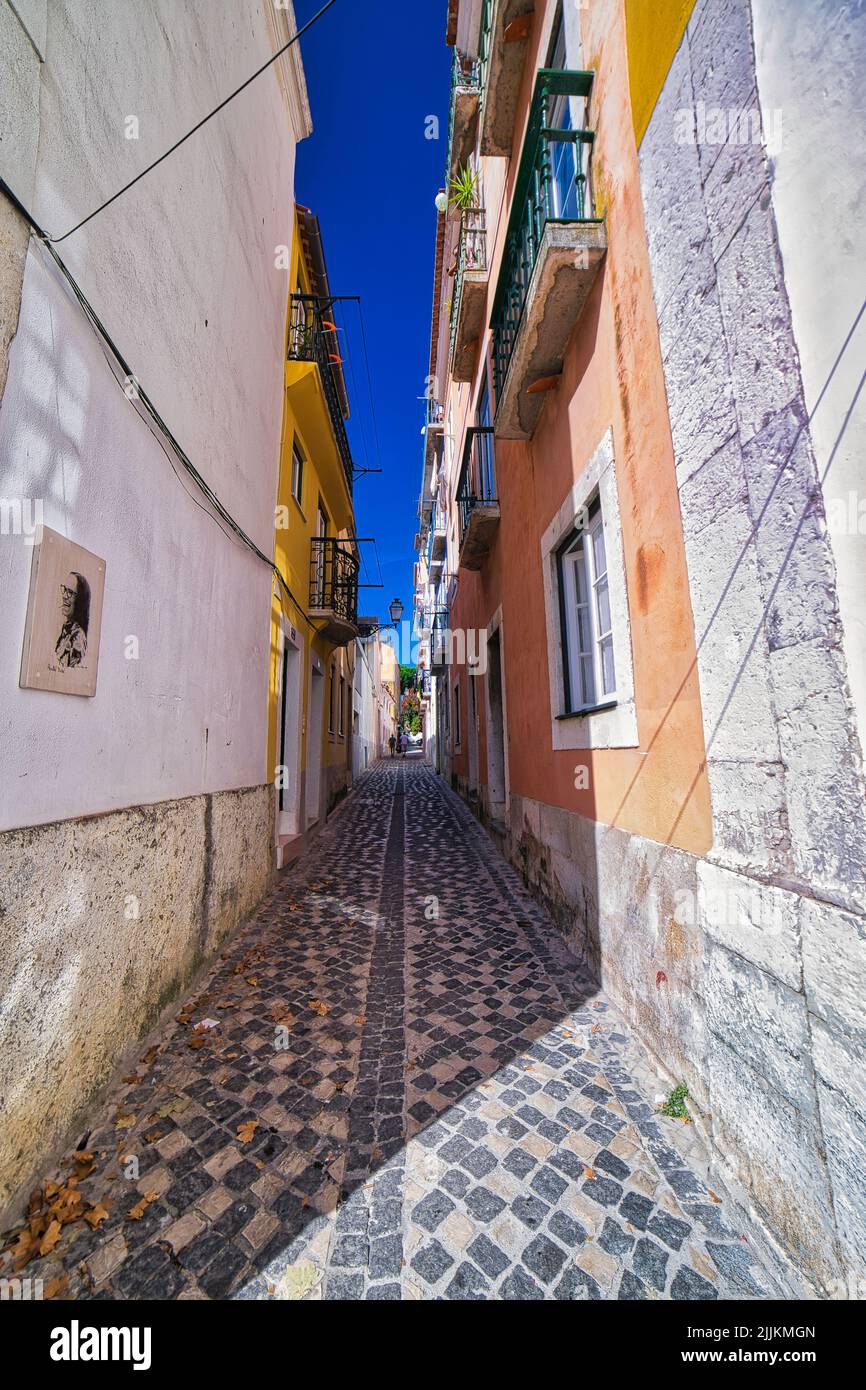 Lisbon city colors hi-res stock photography and images - Alamy