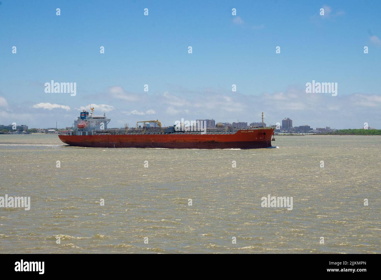 Chemical Tanker Brillante Arriving Houston, Texas. Chemical Tanker ...