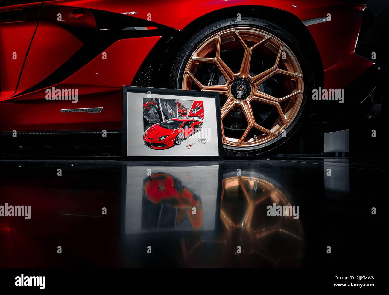 Lamborghini aventador svj hi-res stock photography and images - Alamy