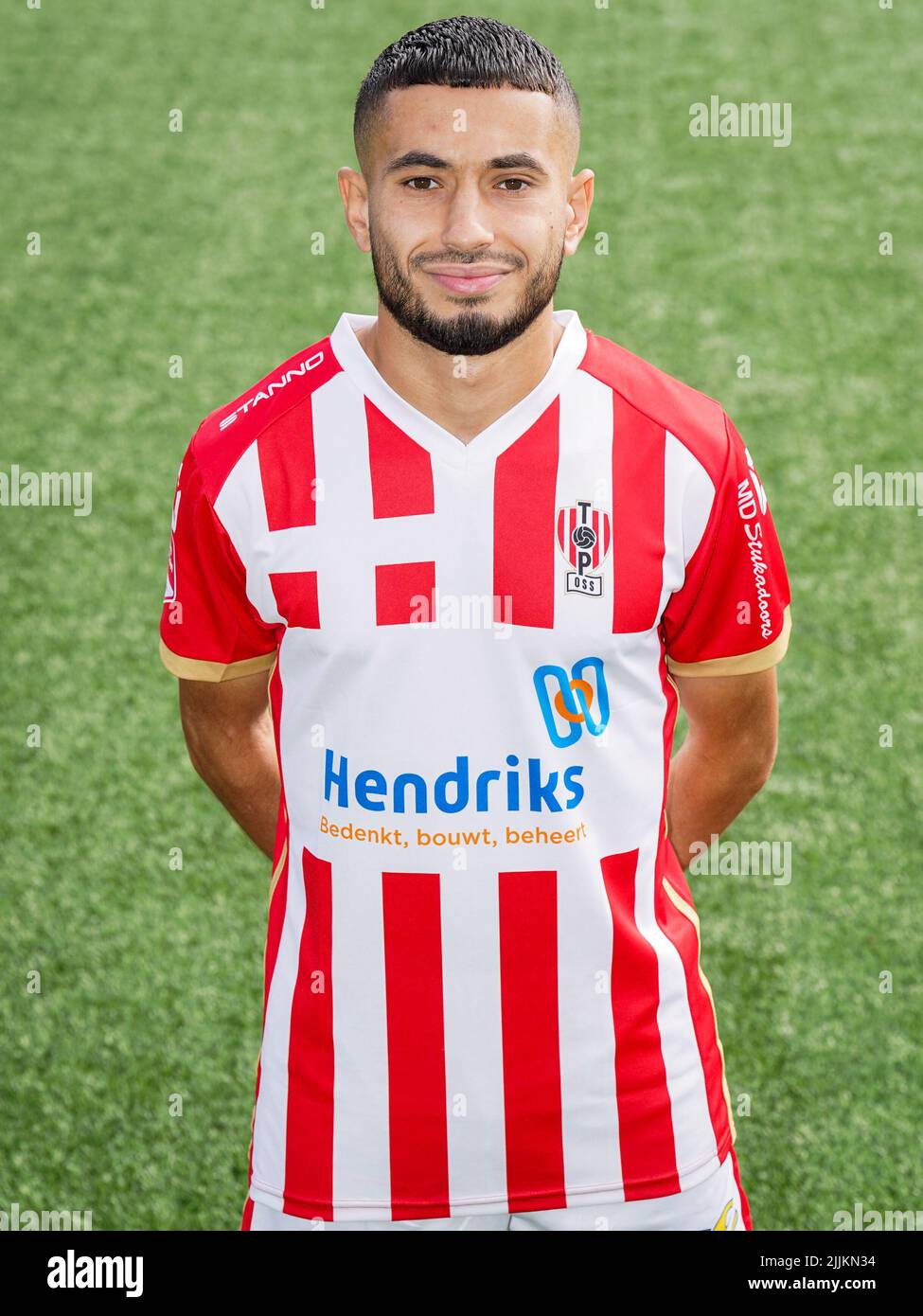 OSS, NETHERLANDS - JULY 27: Marouane Afaker of TOP Oss during a Press ...
