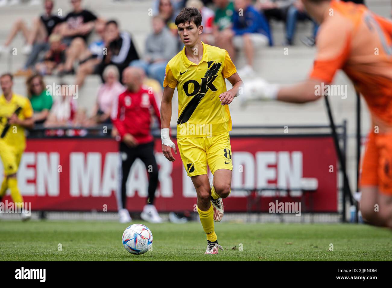 ROTTERDAM, NETHERLANDS - JULY 27: Rowan Besselink of NAC Breda during ...