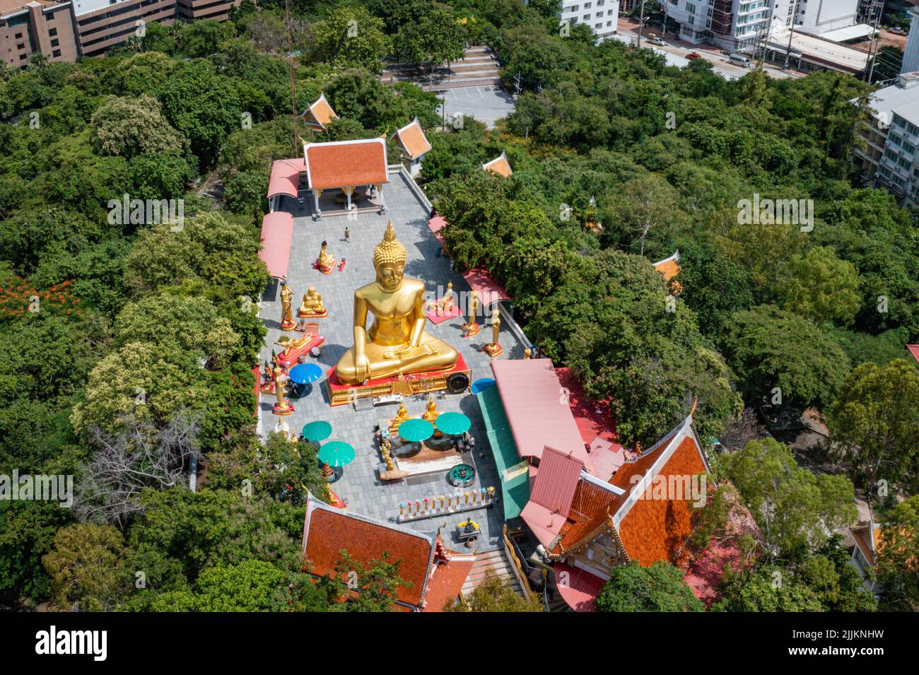 Big Buddha Temple in Pattaya Thailand Stock Photo - Alamy