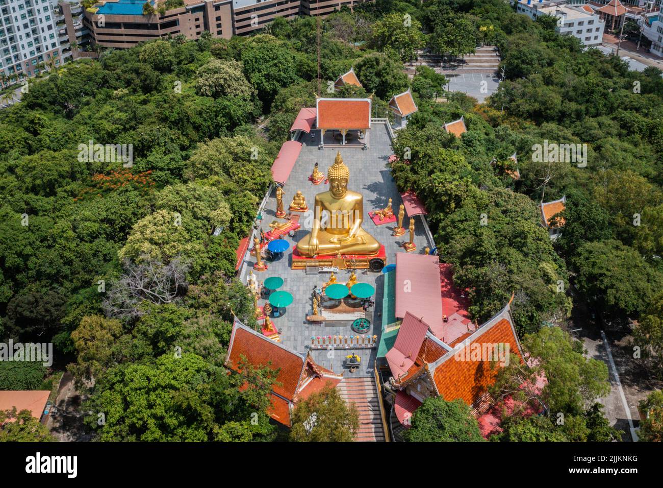 Big Buddha Temple in Pattaya Thailand Stock Photo - Alamy