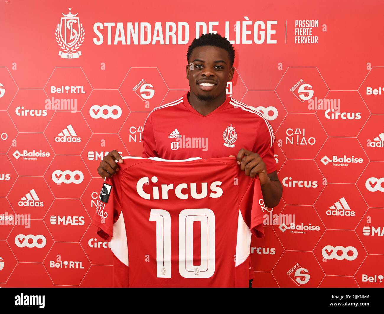 Liege, Belgium, 27 July 2022, New Standard's Noah Ohio poses for the ...