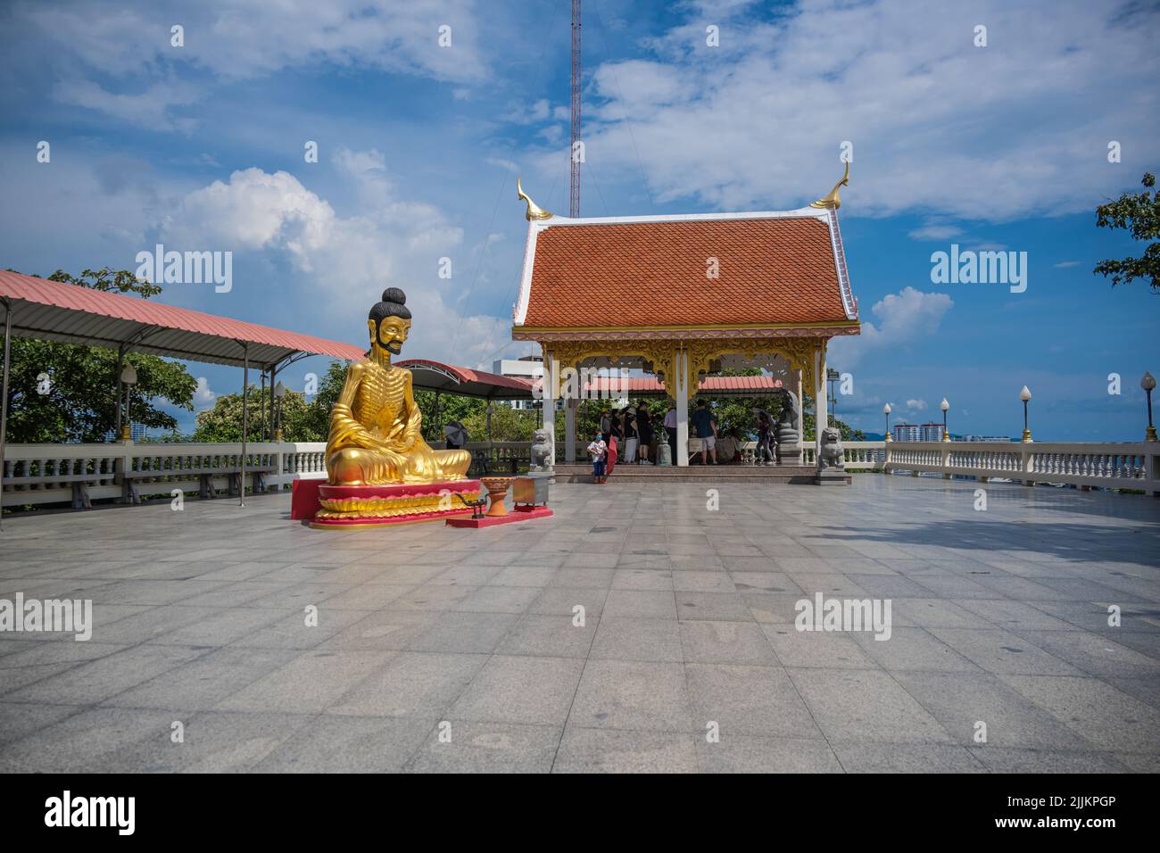 Big Buddha Temple in Pattaya Thailand Stock Photo - Alamy