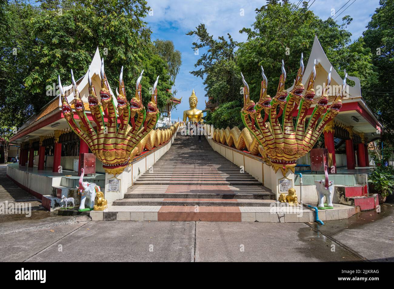 Big Buddha Temple in Pattaya Thailand Stock Photo - Alamy
