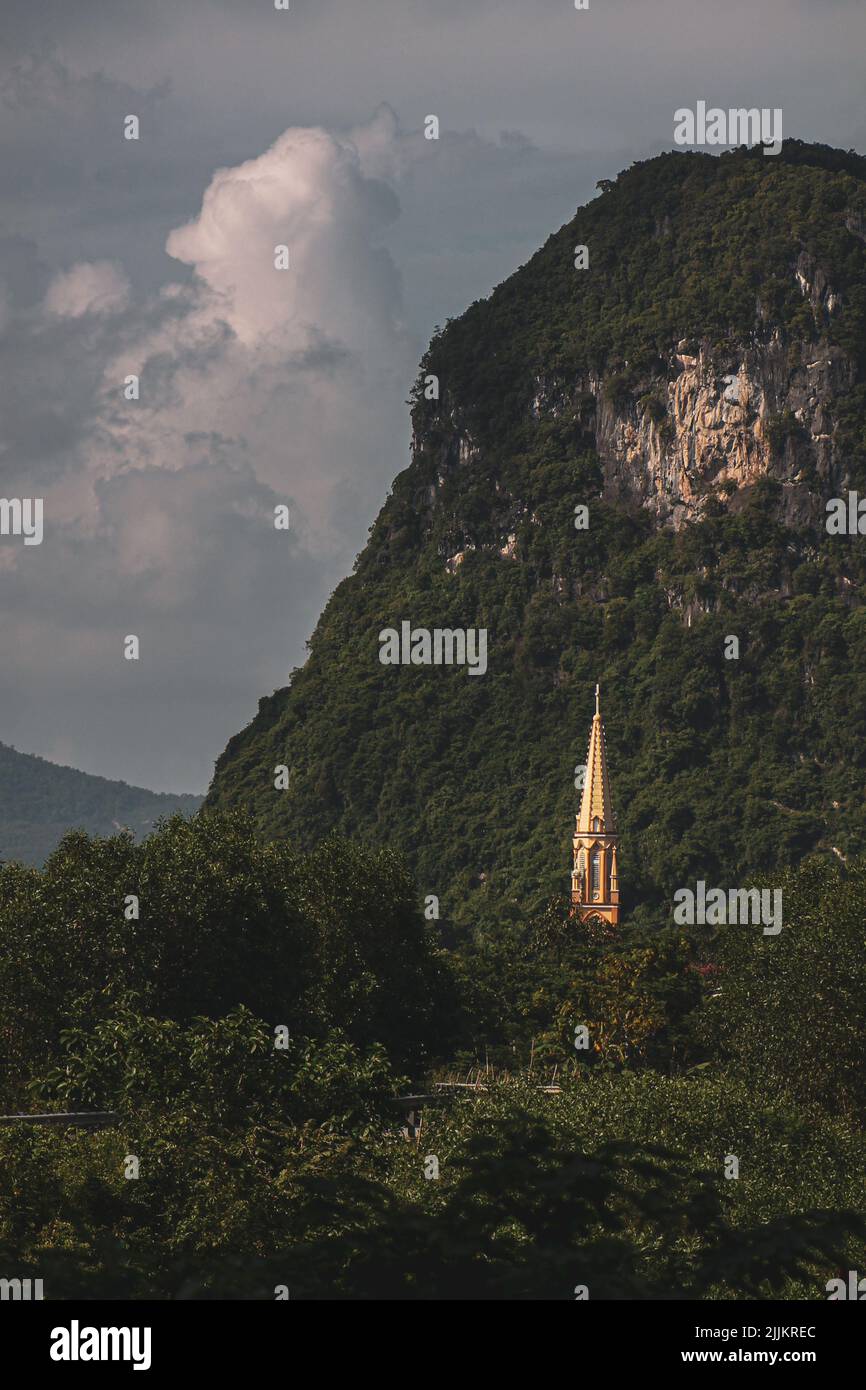 A Church in the middle of the jungle Stock Photo - Alamy