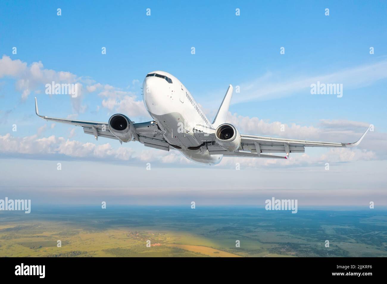 Plane gaining altitude after takeoff hi-res stock photography and ...